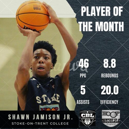 College Basketball Player of the Month! - Stoke-on-Trent College :Stoke ...
